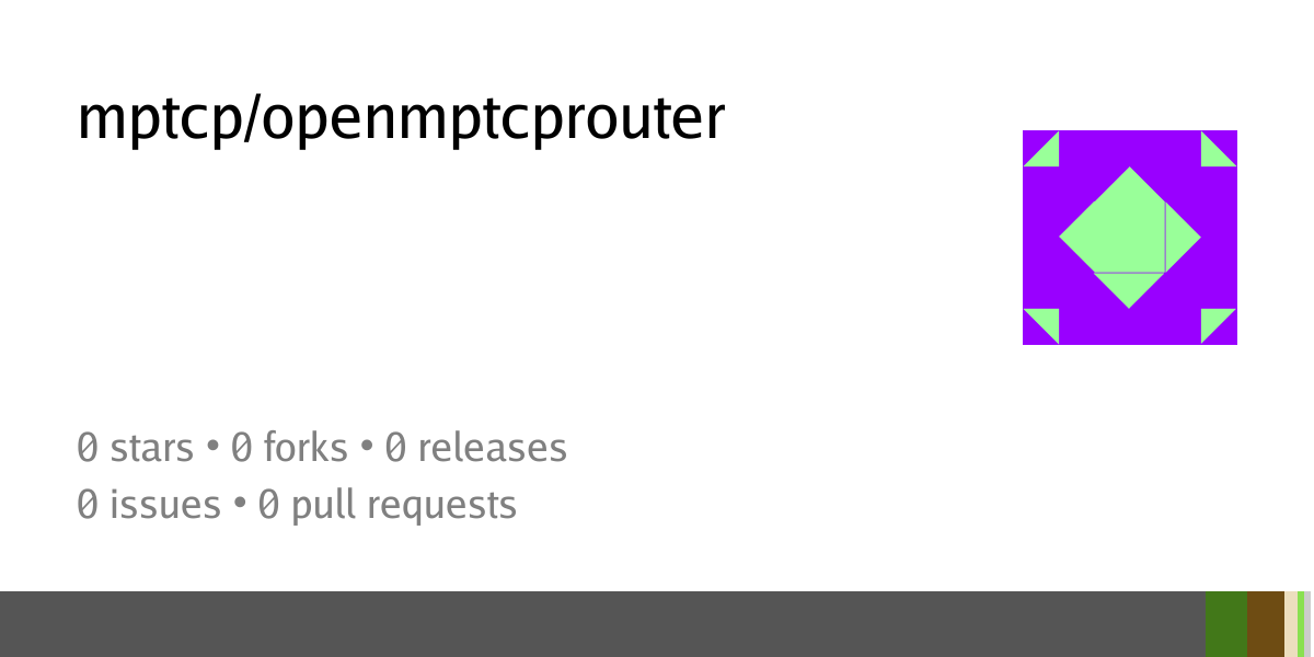mptcp/openmptcprouter - Personal Git space